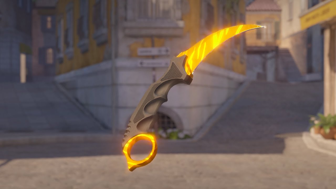 CS2 KARAMBIT TIGER TOOTH Knife - YouTube