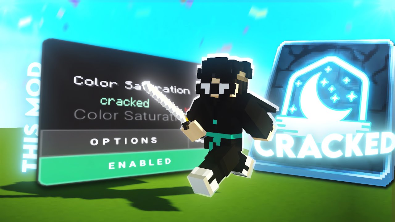 'Color Saturation' mod in cracked Lunar Client 🌙 - YouTube