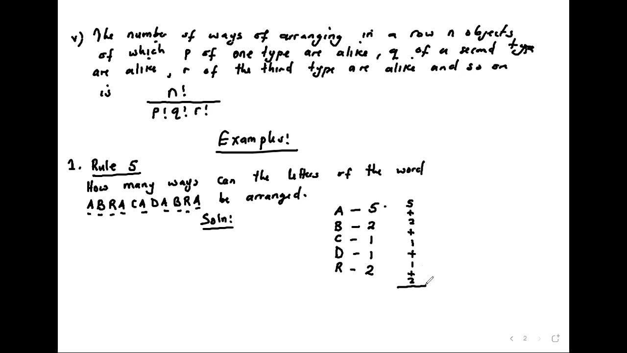 Permutation Counting technique - YouTube