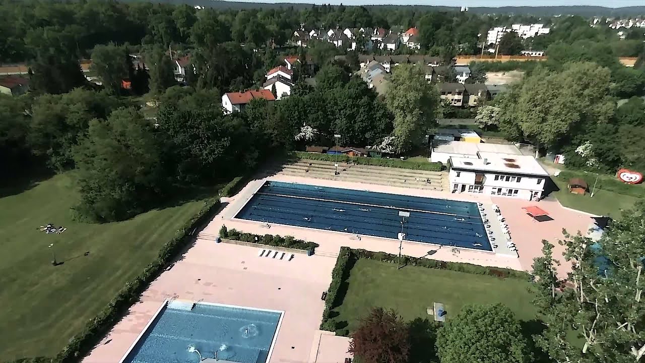 Freibad Fürthermare von oben - YouTube