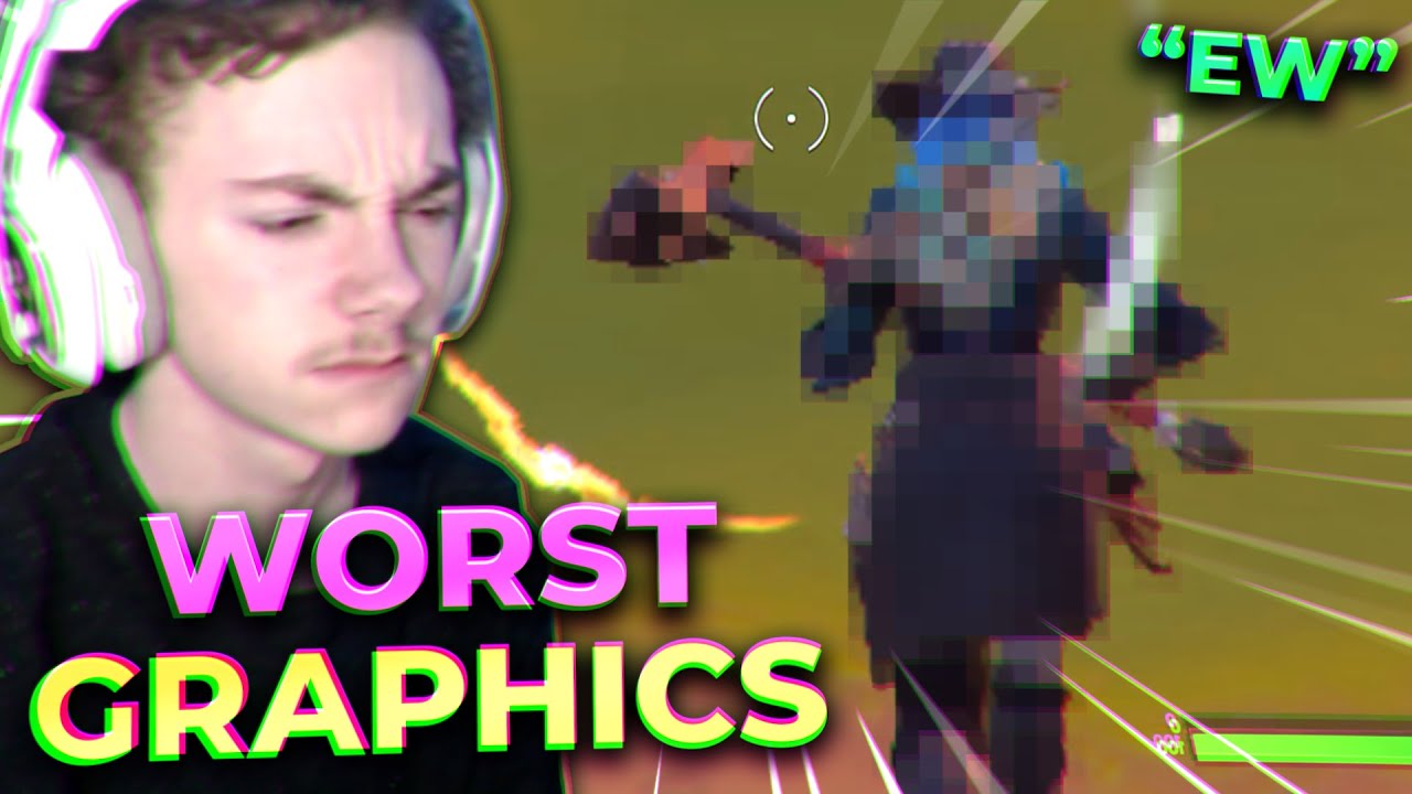 PLAYING FORTNITE WITH THE WORST SETTINGS! - YouTube