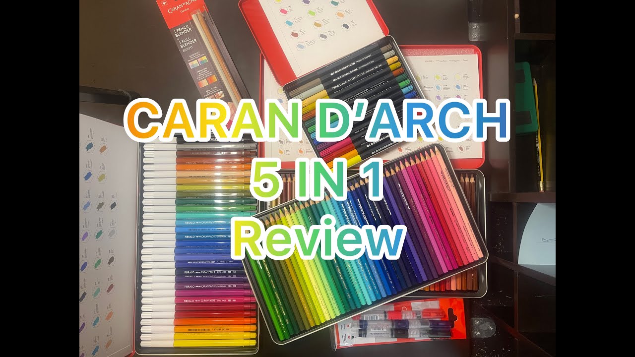 Caran D'Arch Review - Fibralo Brush, Fibralo, Supracolor Aquarelle ...