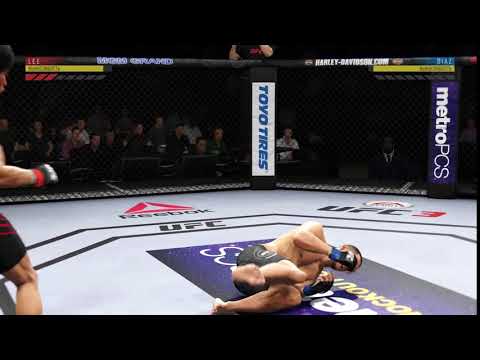 Ufc 3! Nakout Bruce Lee vs Nate Diaz