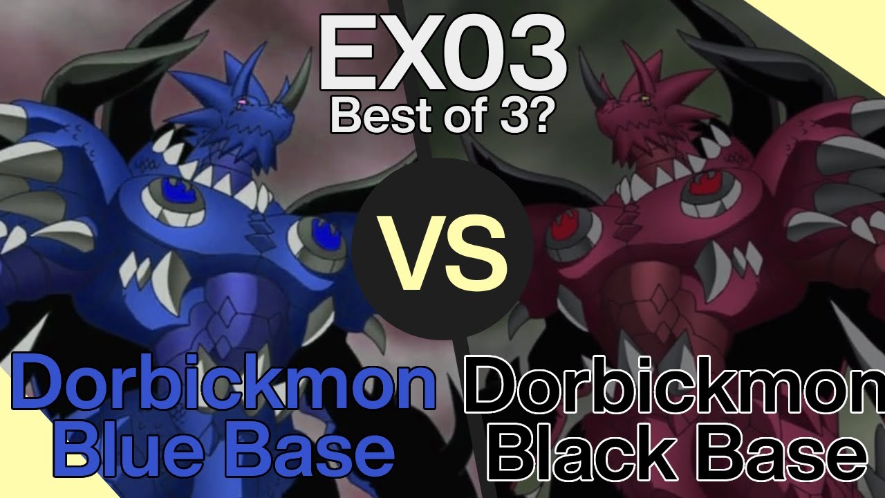 Blue Dorbickmon vs Black Dorbickmon [Digimon TCG EX03 Gameplay] - YouTube