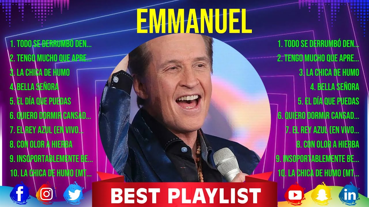 Las mejores canciones del álbum completo de Emmanuel 2024 - YouTube