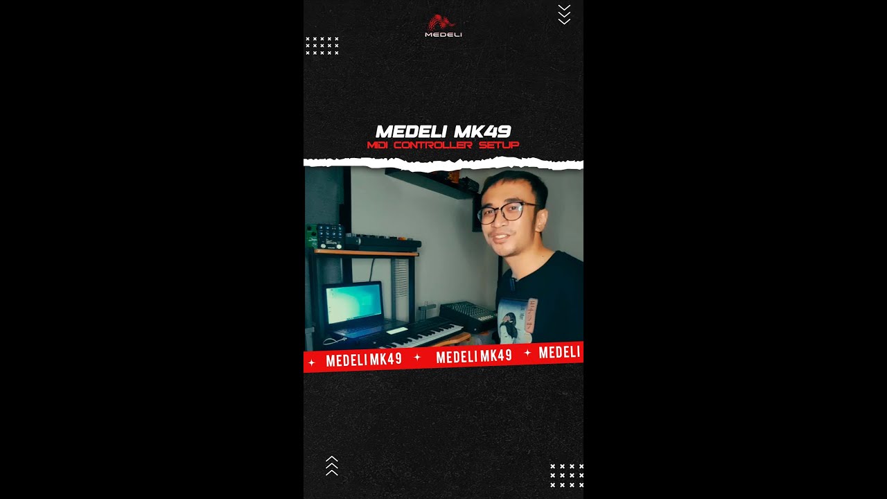 Medeli MK49 juga bisa sebagai Midi Controller gaes. - YouTube