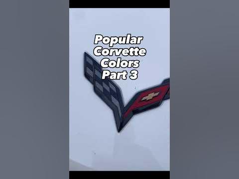 Part 3 of the most popular Chevy Corvette colors through the ...