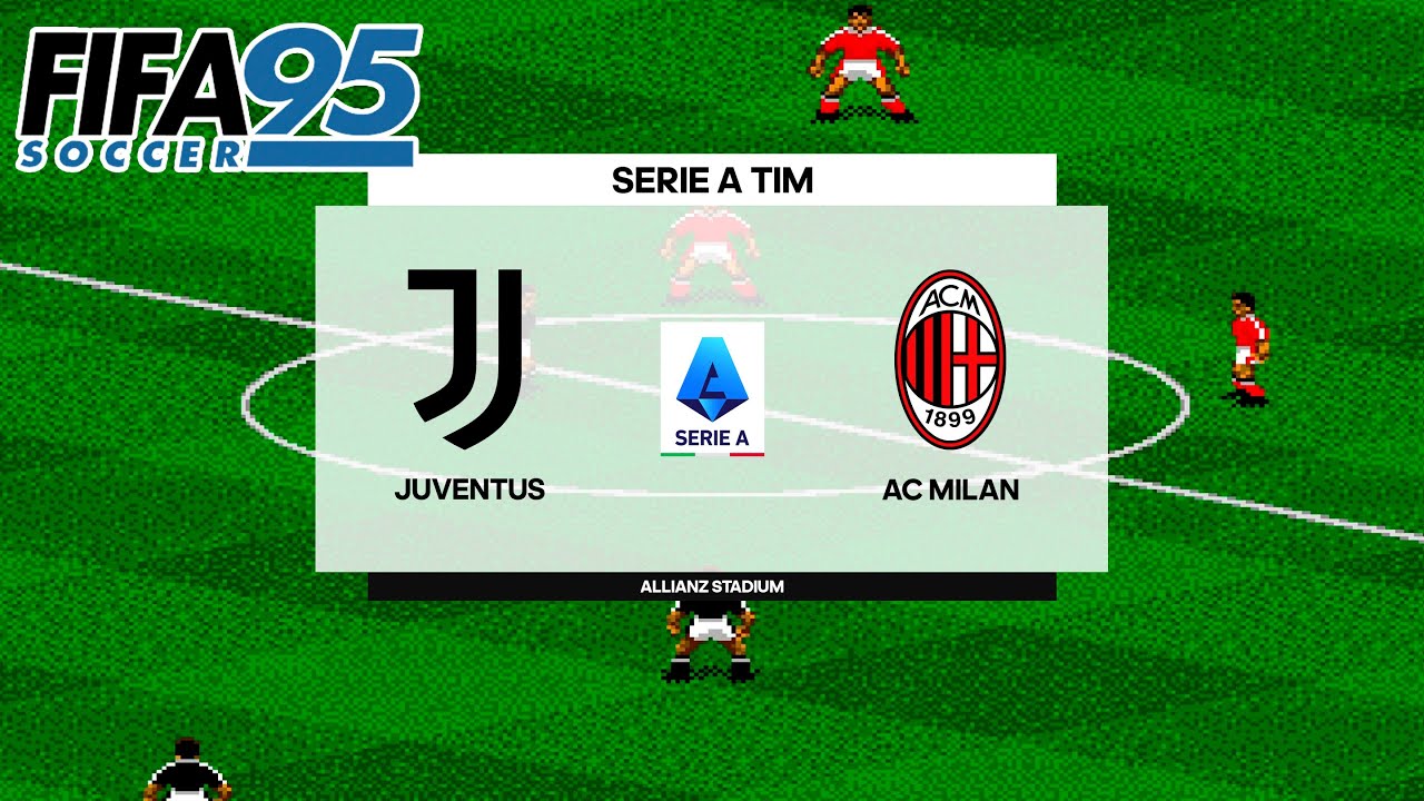 FIFA 95 (FIFA Soccer 95) - Juventus vs AC Milan - Gameplay PC HD - YouTube