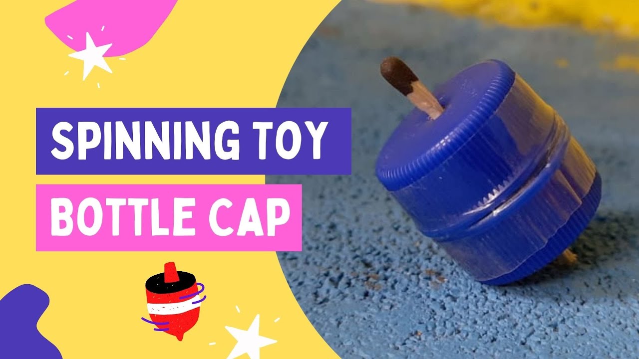 How To Make Spinning Toy and Bottle Cap | Spinning Toy | 123 JOSH - YouTube