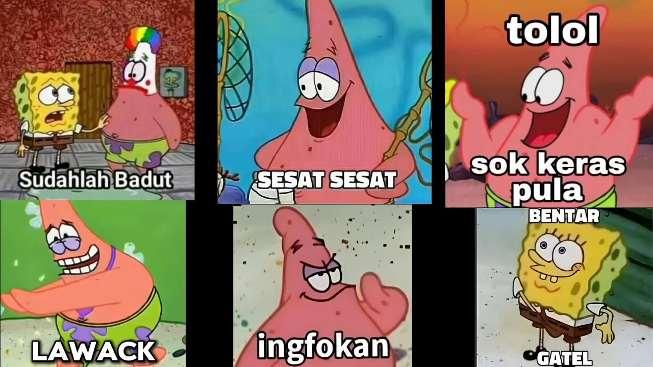 Kumpulan Doksli Stiker Meme Spongebob #3 - YouTube