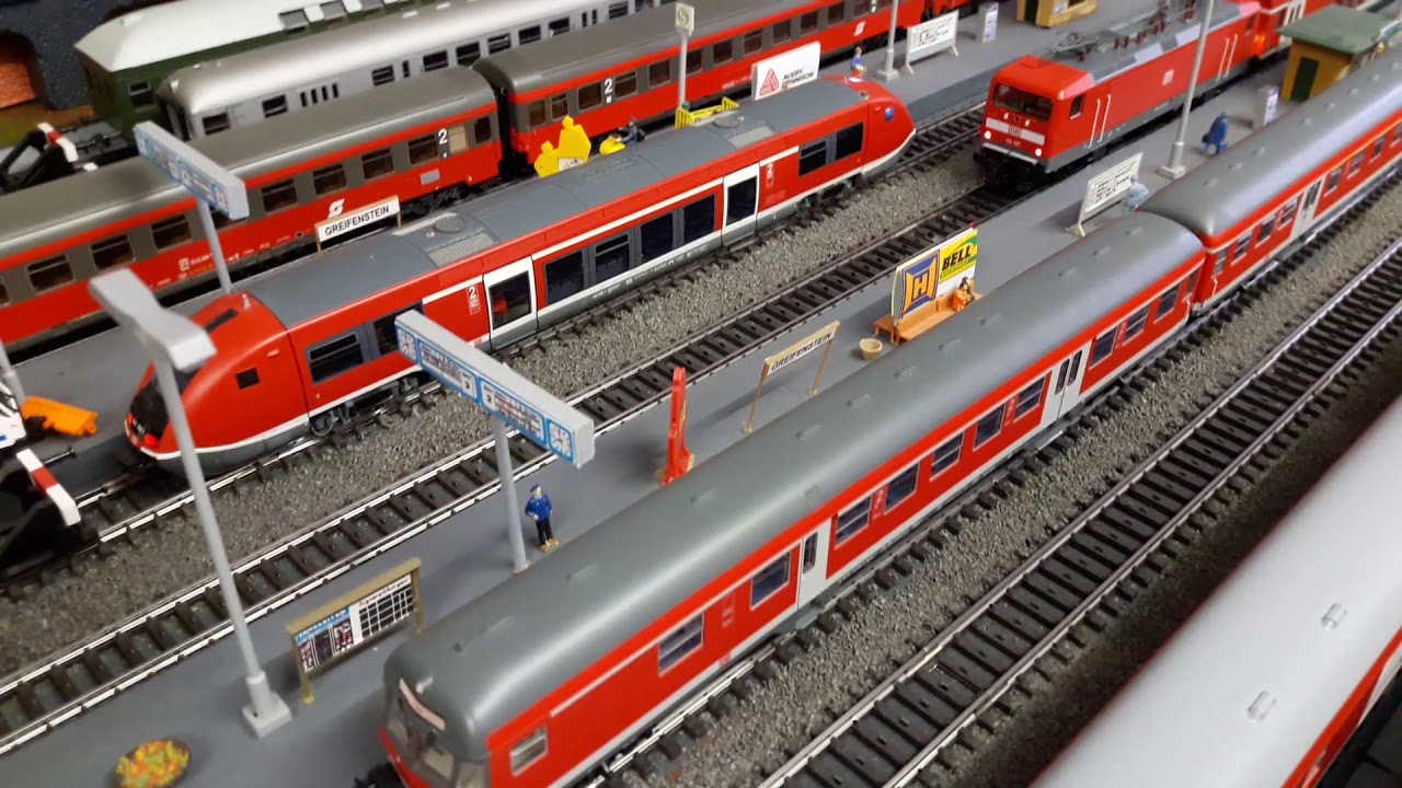 Modellbahn DB + ÖBB - YouTube