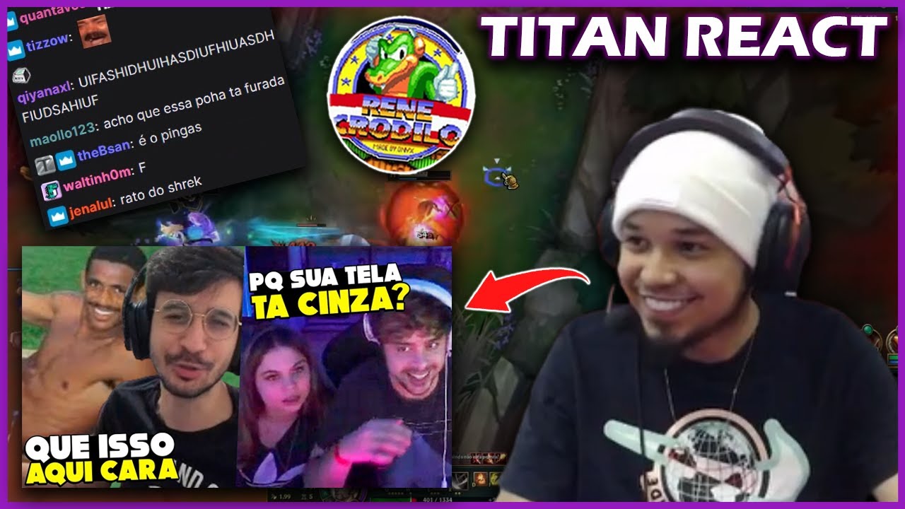 TITAN REACT | NAMORADA DO YODA ZUANDO ELE, REVOLTA RECEBENDO VAMPETAÇO ...