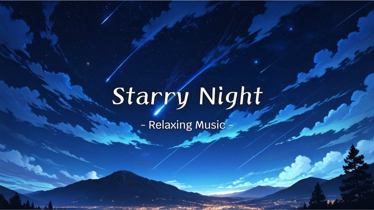 Starry Night - Relaxing Music for Healing, Sleep, Calm, Study ...