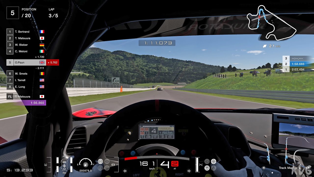 Gran Turismo 7 - Ferrari 458 Italia Gr.4 - Cockpit View Gameplay (PS5 ...