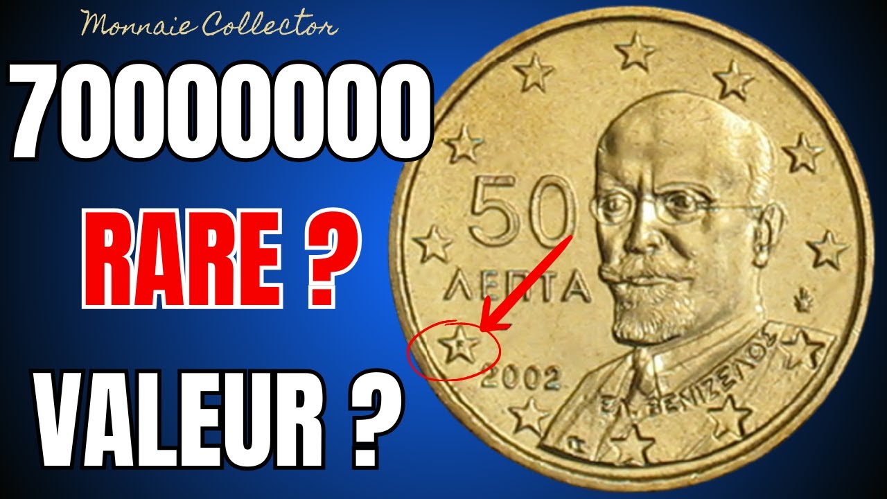 découvrez la Pièce de 50 Centimes Euro Grèce 2002 F ! - YouTube
