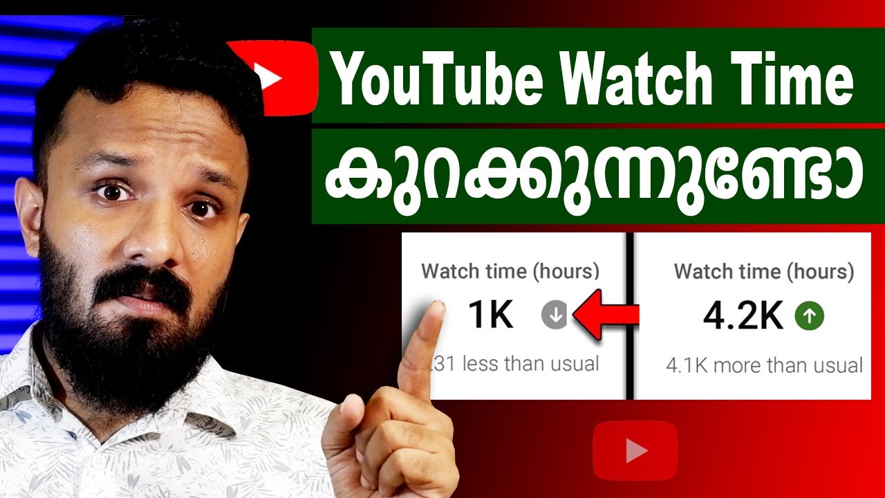 Youtube watch time കുറക്കുന്നുണ്ടോ ? Youtube WatchTime drop | Youtube watch hour problem - YouTube