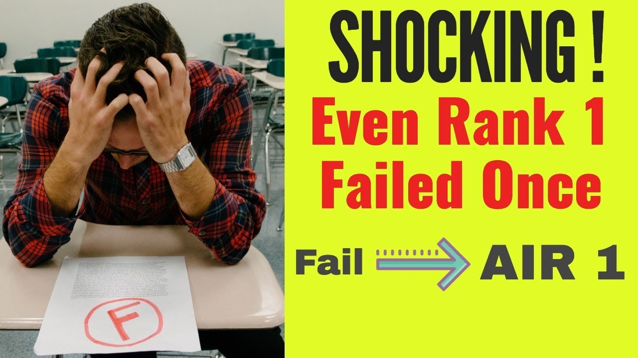 SHOCKING ! Even Rank 1 Failed Once | What happened next | CA Students ...
