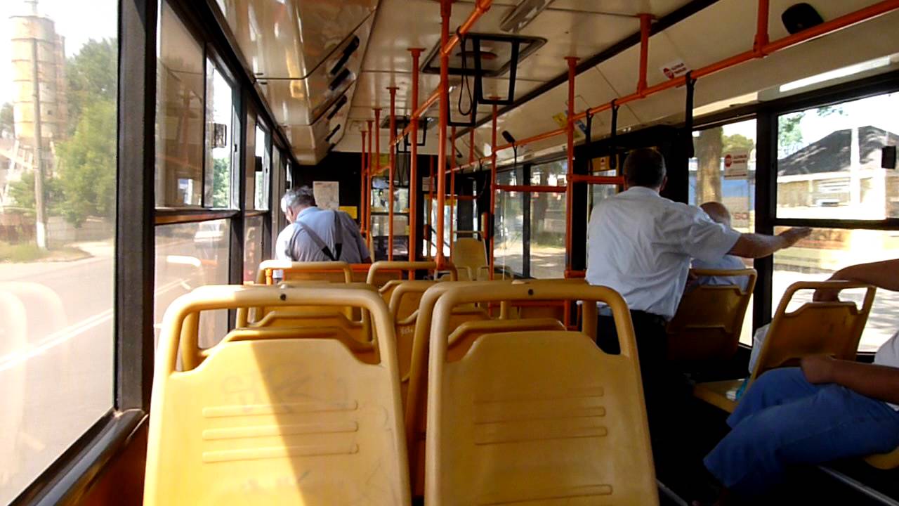 Constanta (RATC): interior MAZ 103 nr. CT 07 XFC, linia 101 C - YouTube