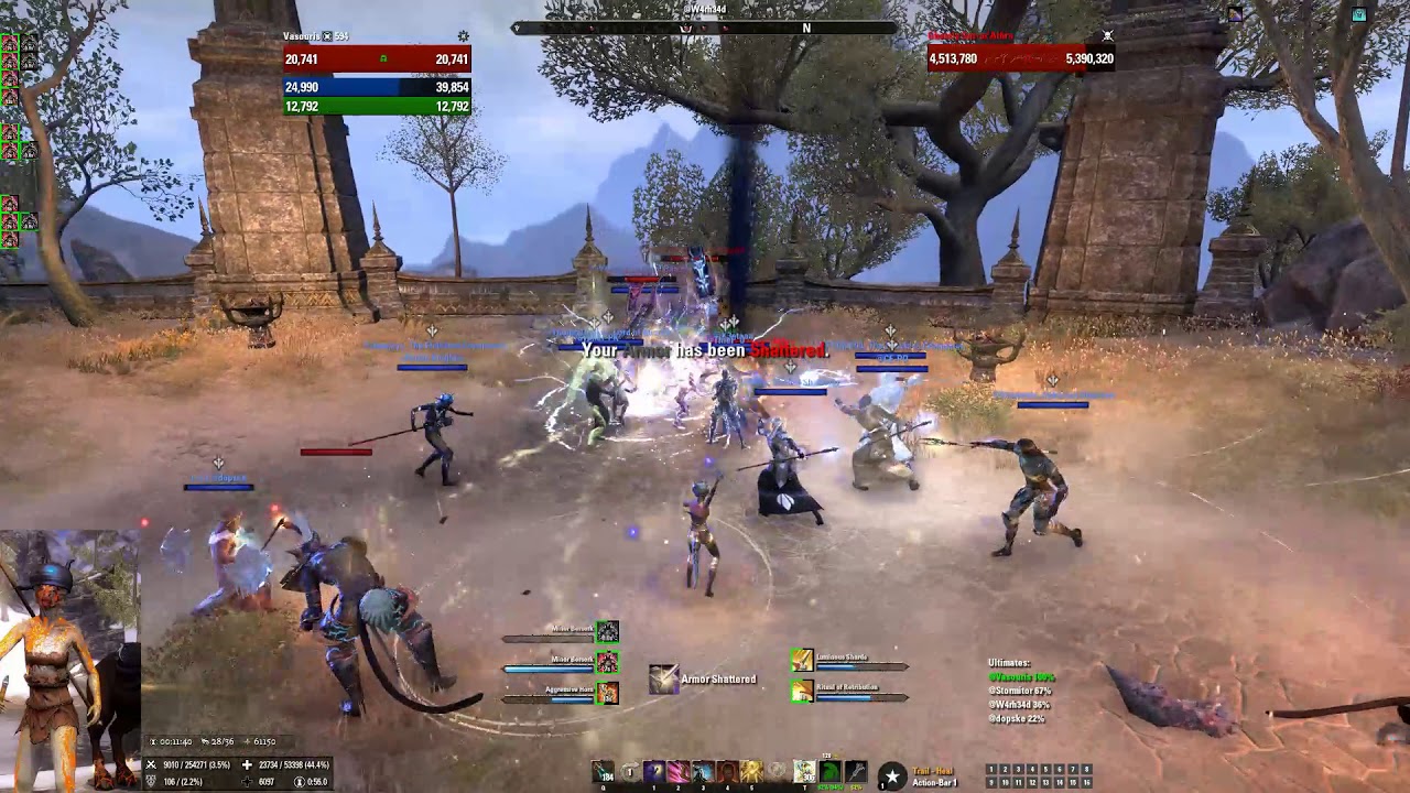 Maw of Lorkhaj - worst best run - Potato knights Templar Healer - ESO ...