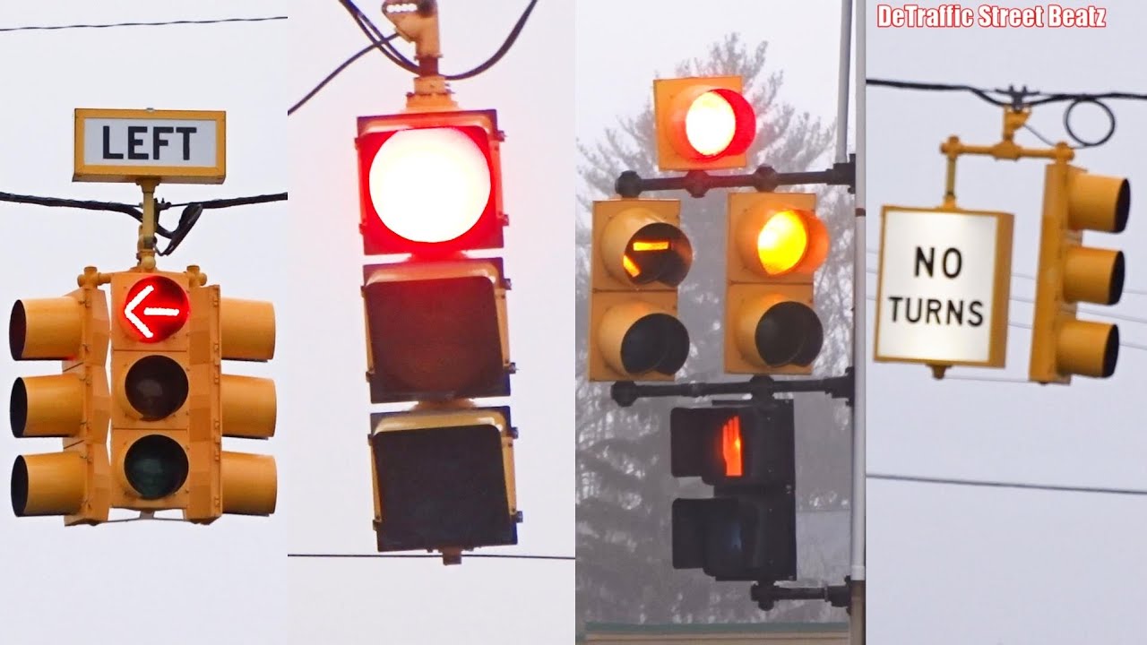 Dog House & 3M Left Turn Arrow Traffic Lights - YouTube