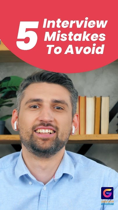 5 Common Interview Mistakes #career #jobinterview #interviewtips # ...