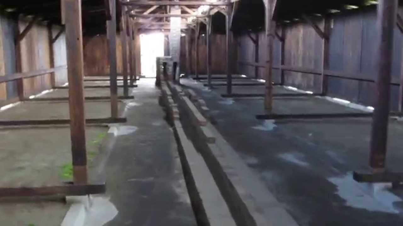 Auschwitz Birkenau concentration camp walk thorugh of the inmates ...