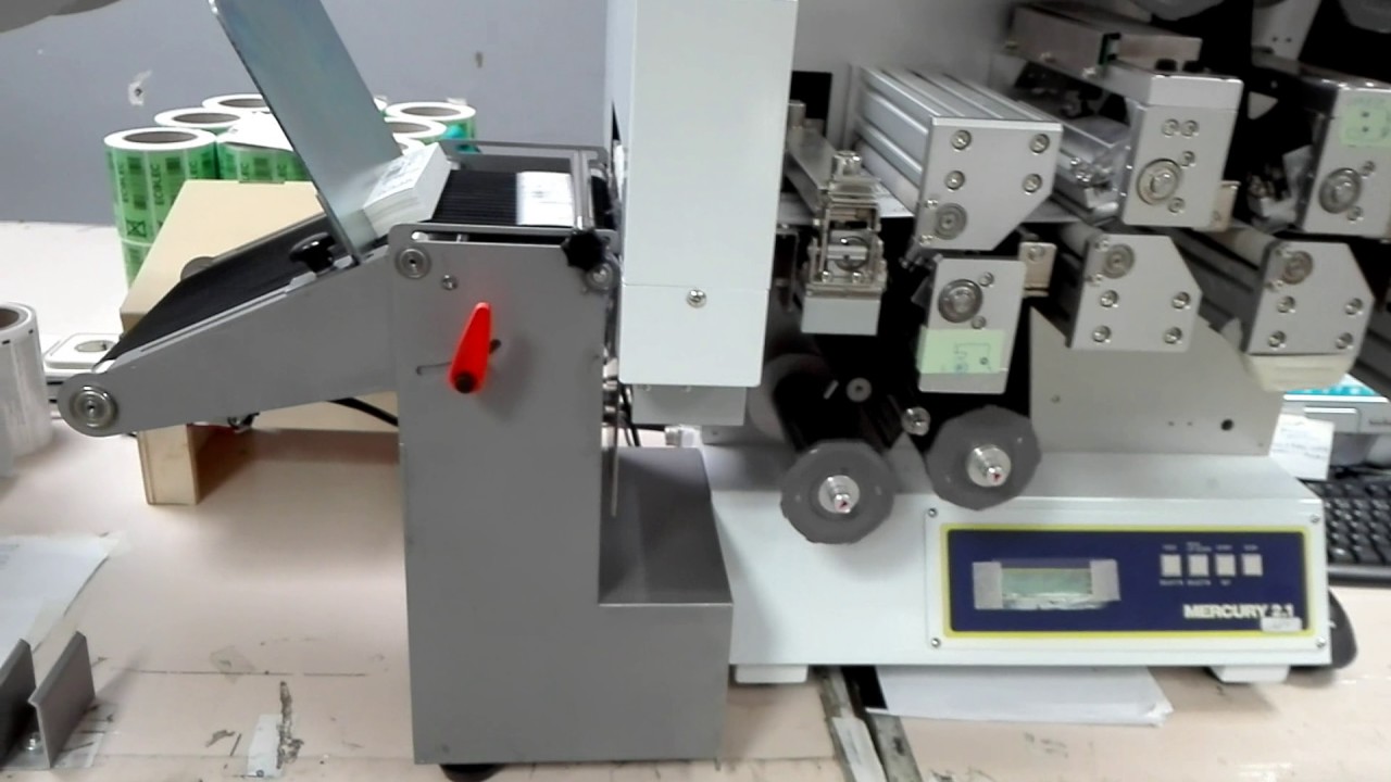 A-POS MERCURY LABEL STACKER - YouTube