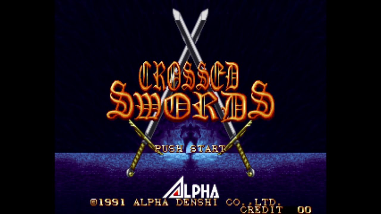Crossed Swords Arcade Game, Alpha 1991, playthrough - YouTube