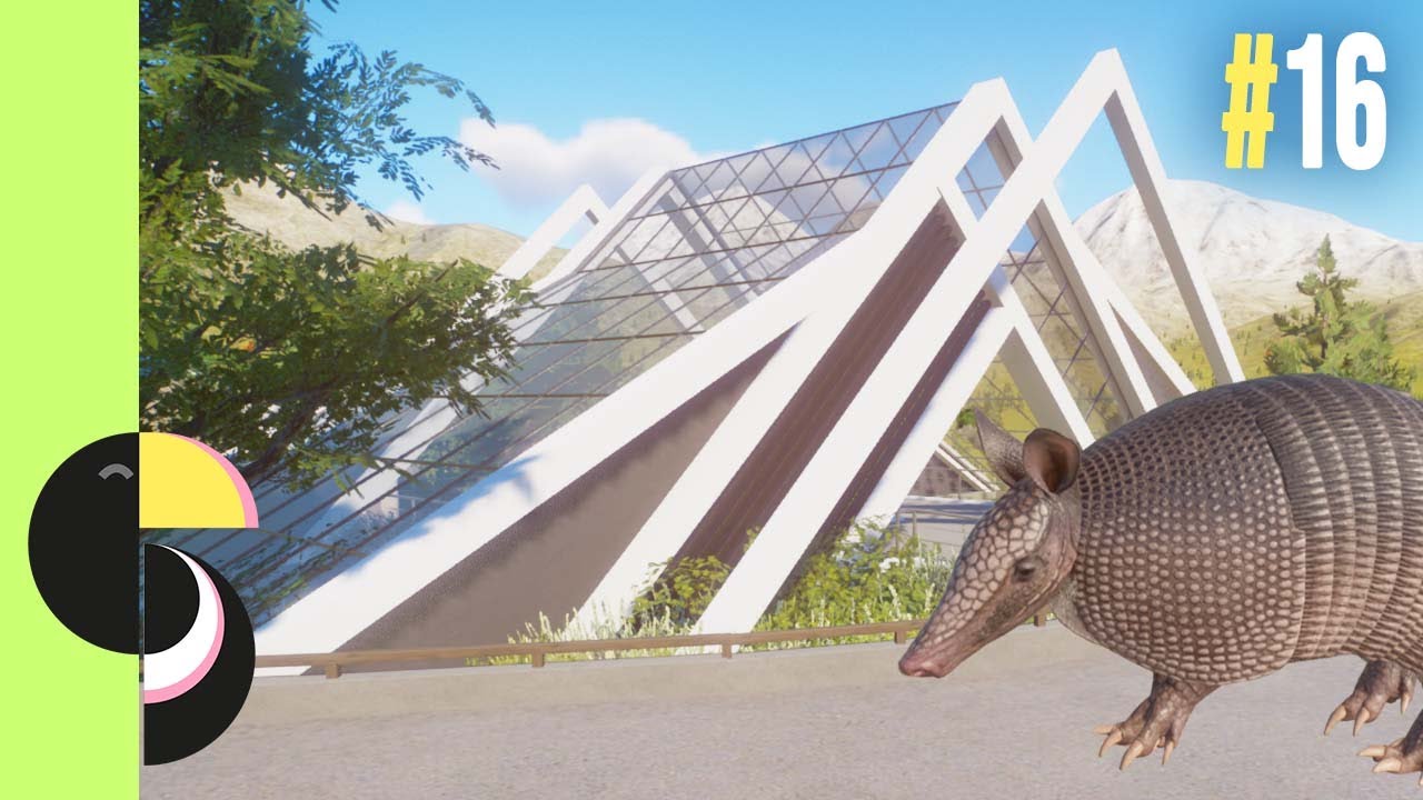 Geometric Glass Dome for Armadillos! 🔺| Cold Climate Zoo #16 ...