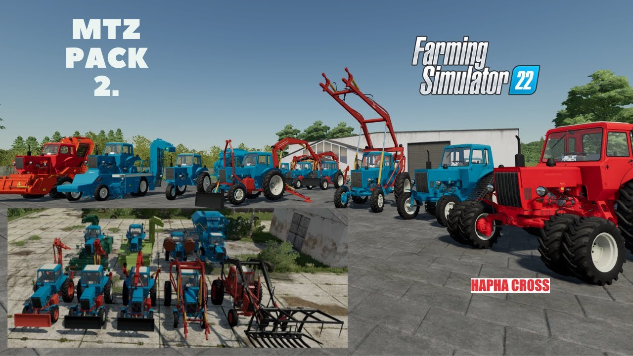 MTZ Pack 2.| Farming Simulator 22 🚜Mods - YouTube