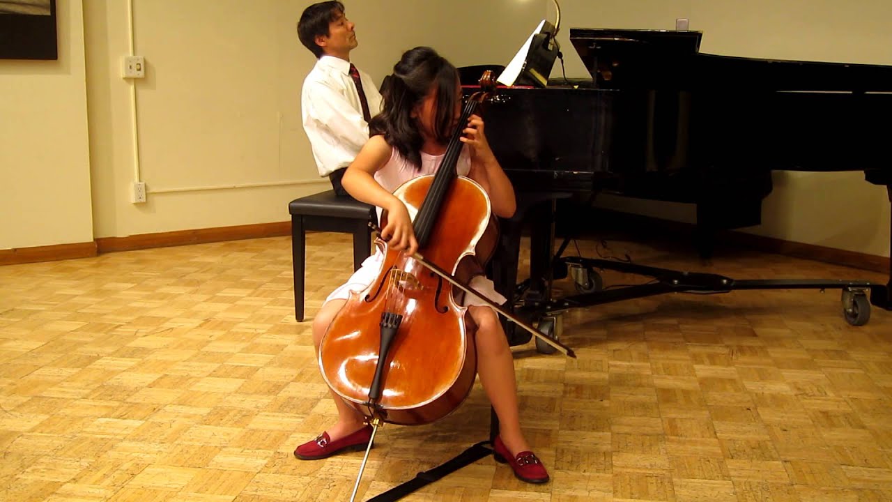 Kendra Lee 1st movement concerto on e flat major by J. Chr. Bach - YouTube