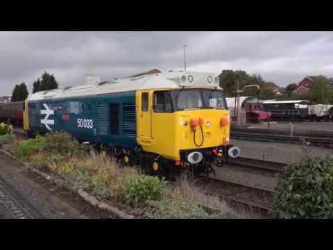 50033, 50007, 37688, D821, D9551, 33108 & 40106. SVR Autumn Diesel Gala ...