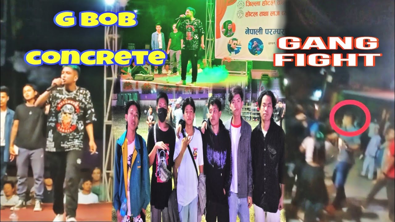 G Bob concert 😱///Gang fight 🤕@Lapha_Bro - YouTube