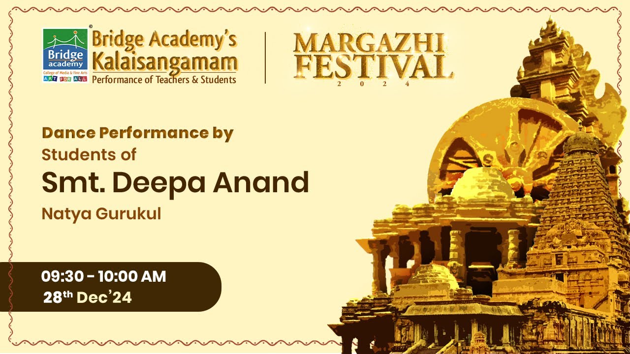 Music Concert by Stu.. of Smt.Deepa Anand | Bridge Academy"s Margazhi ...