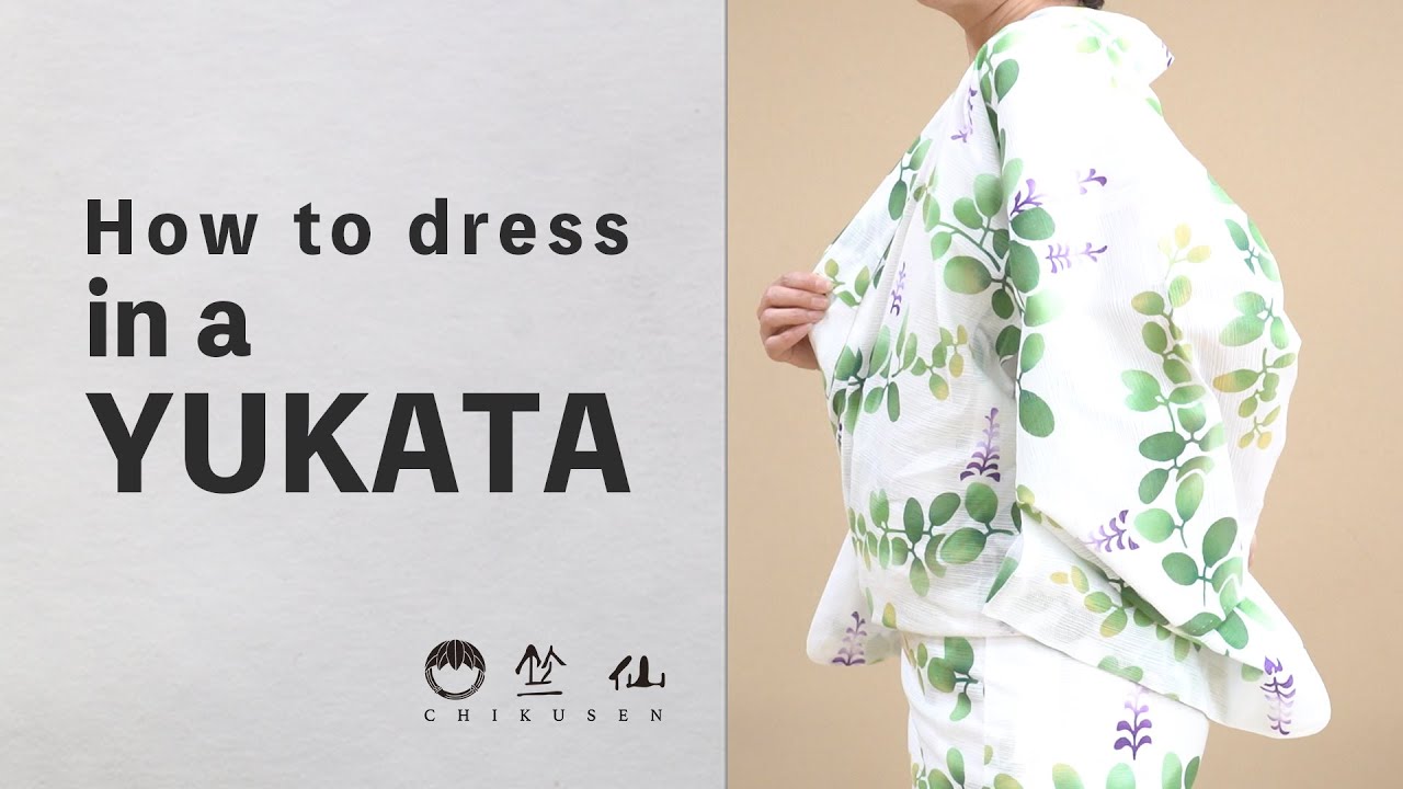 How to Dress in a YUKATA - YouTube
