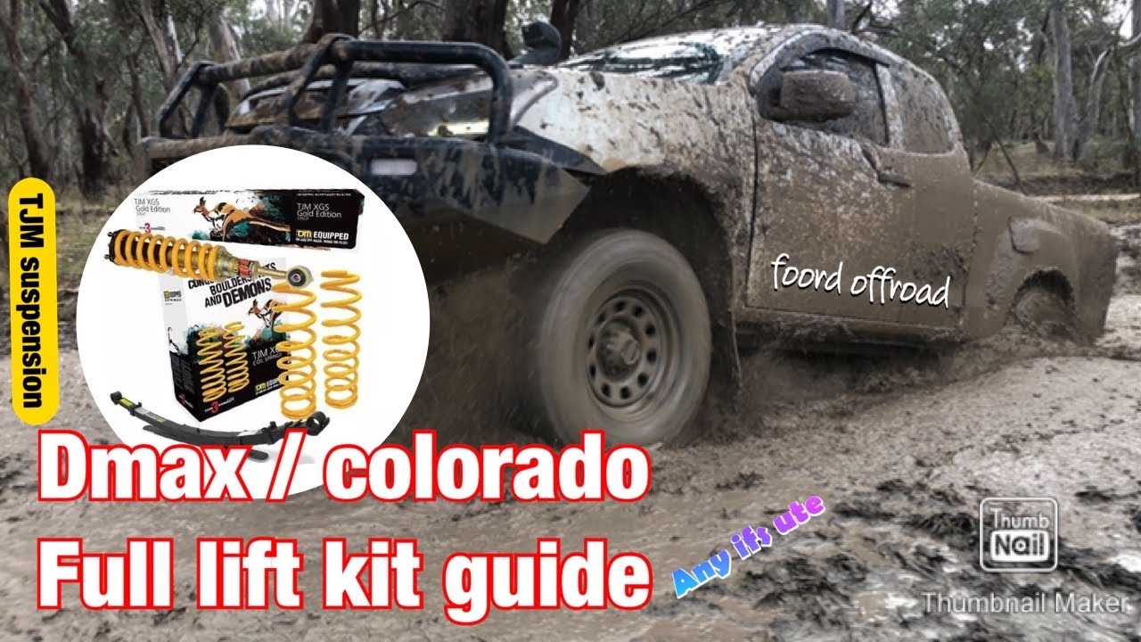 Dmax / Colorado lift kit install - FULL DIY guide - TJM SUSPENSION ...