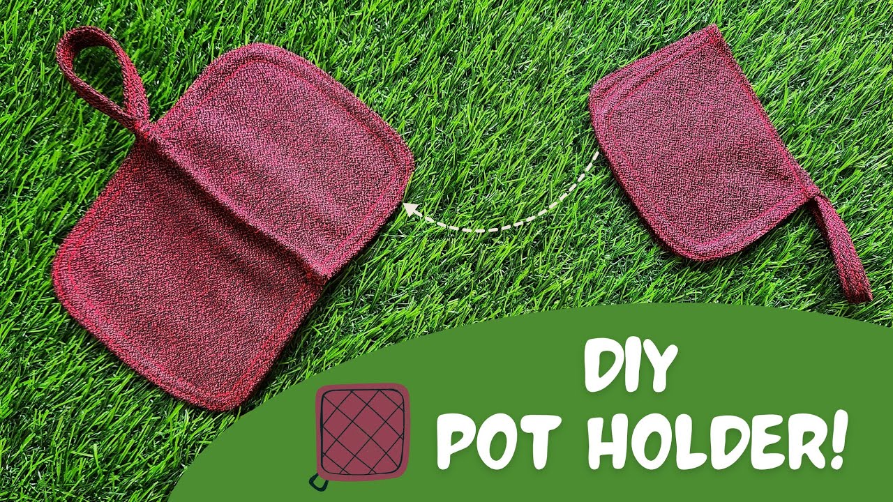 DIY Pot Holder /Make Quick & Easy Pot Holder / Clothes Holder For Kitchen / Easiest Pot Holder ...