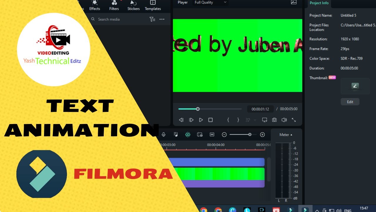 Very important to know how to do text animation - YouTube