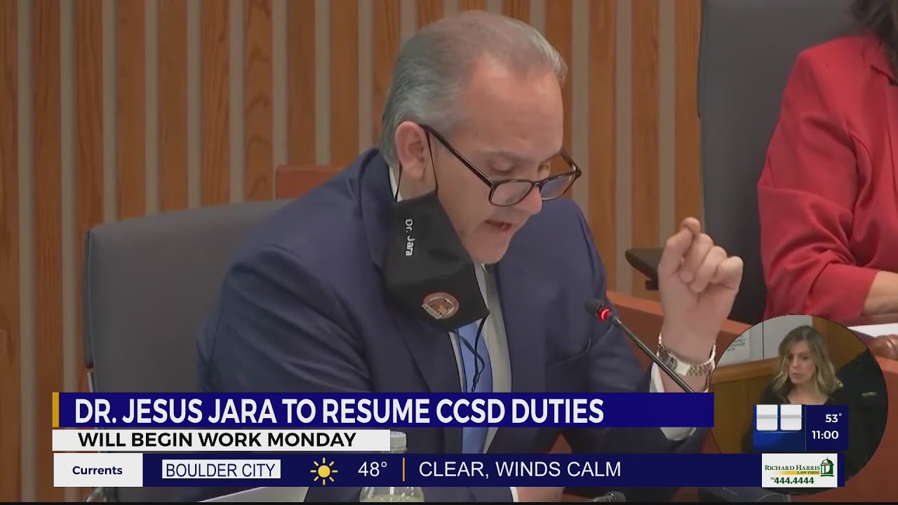 CCSD Superintendent Jesus Jara releases statement on future with school ...