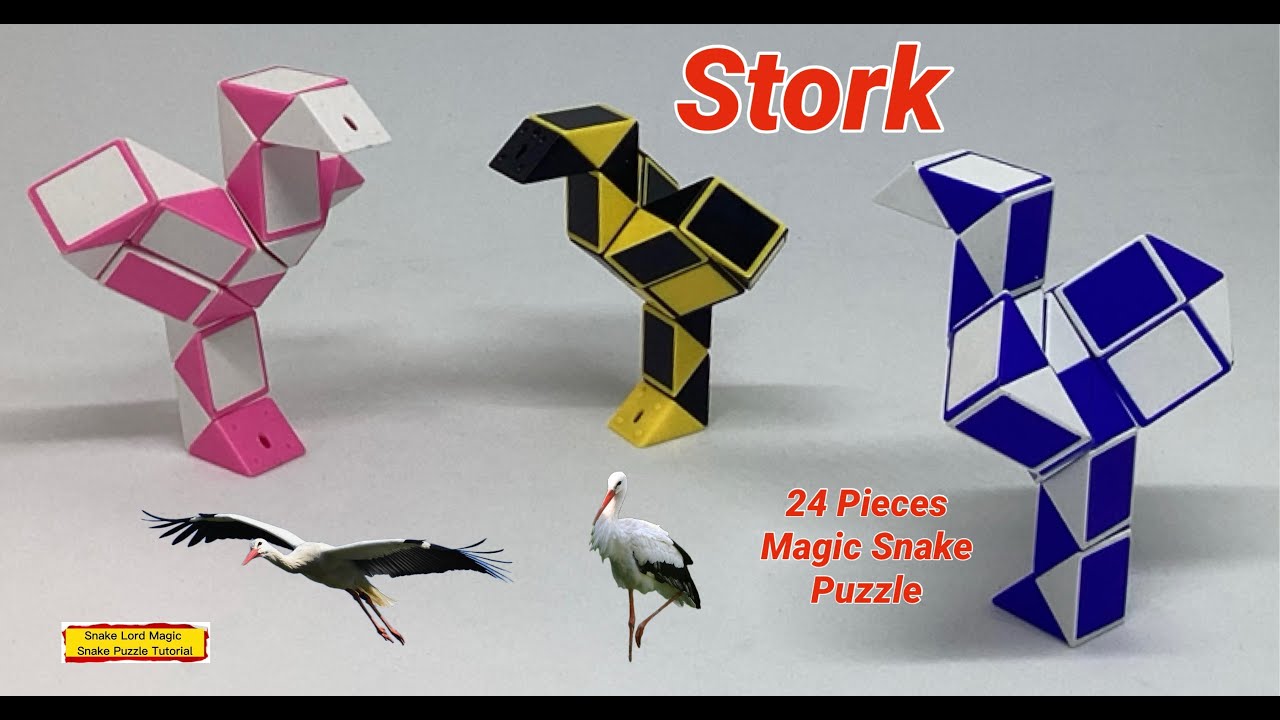Stork - 24 Pieces Magic Snake Puzzle @snakelordmagicsnakepuzzletutor ...