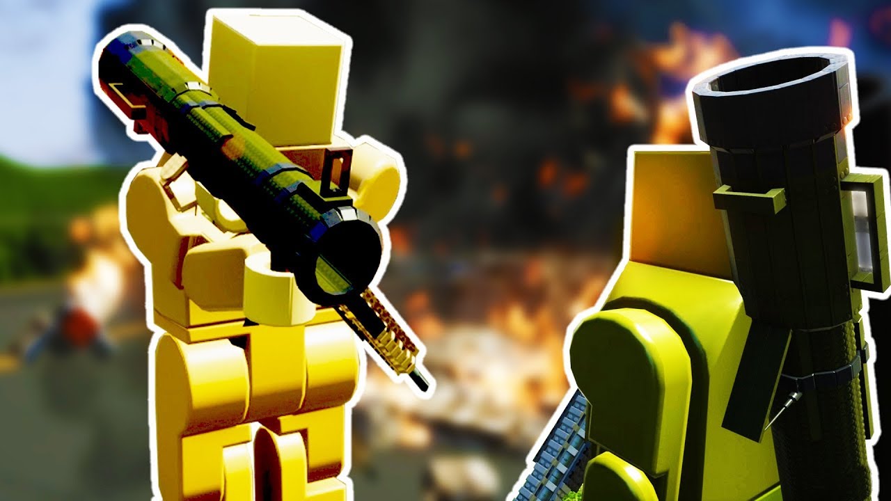 LEGO ROCKET LAUNCHER CHALLENGE! - Brick Rigs Multiplayer Gameplay ...