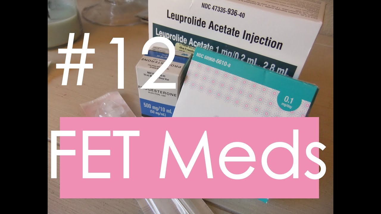 IVF Diary #12 - FET Transfer Medications - YouTube