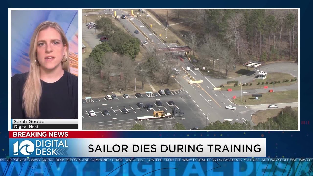 Sailor dies during training at Naval Weapons Station Yorktown - YouTube