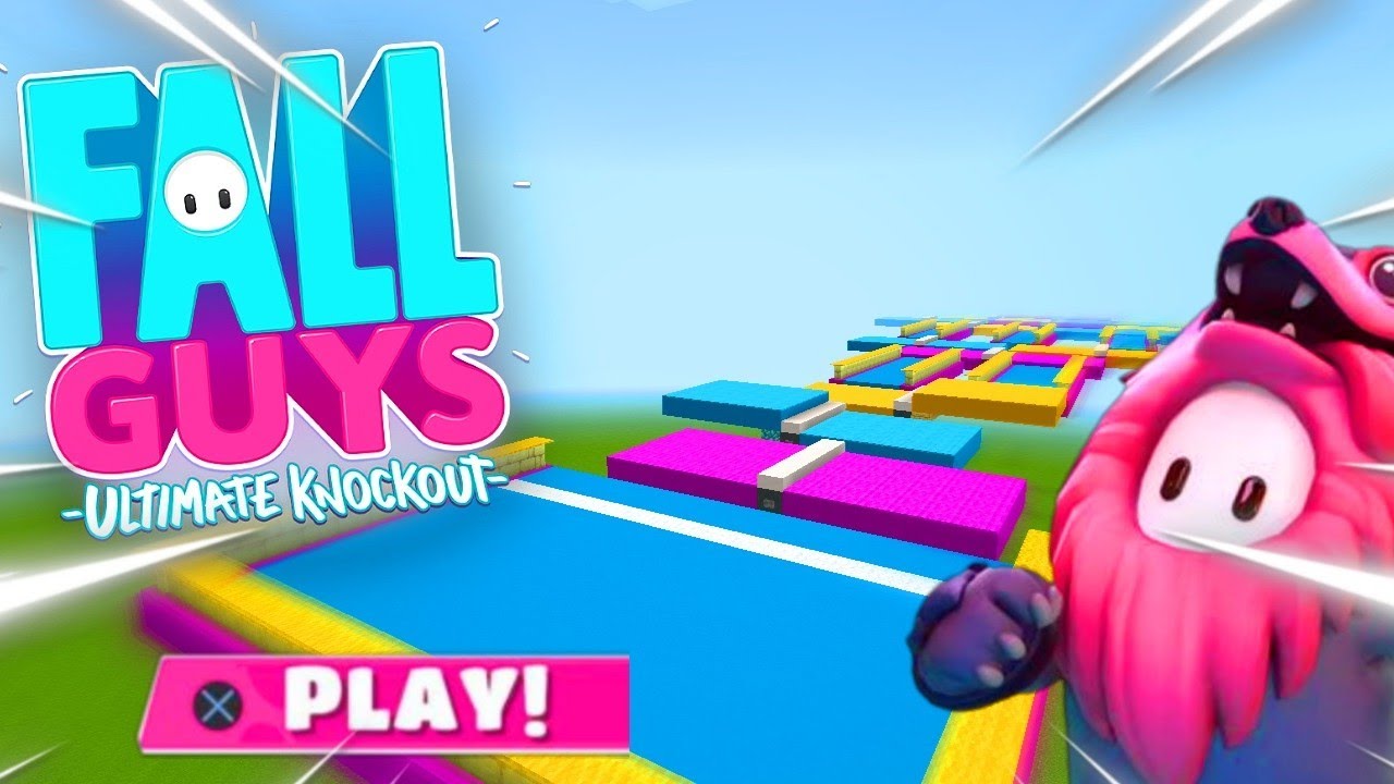 Mapa de Fall Guys Para Minecraft Bedrock Edition Trailer Mapa - YouTube