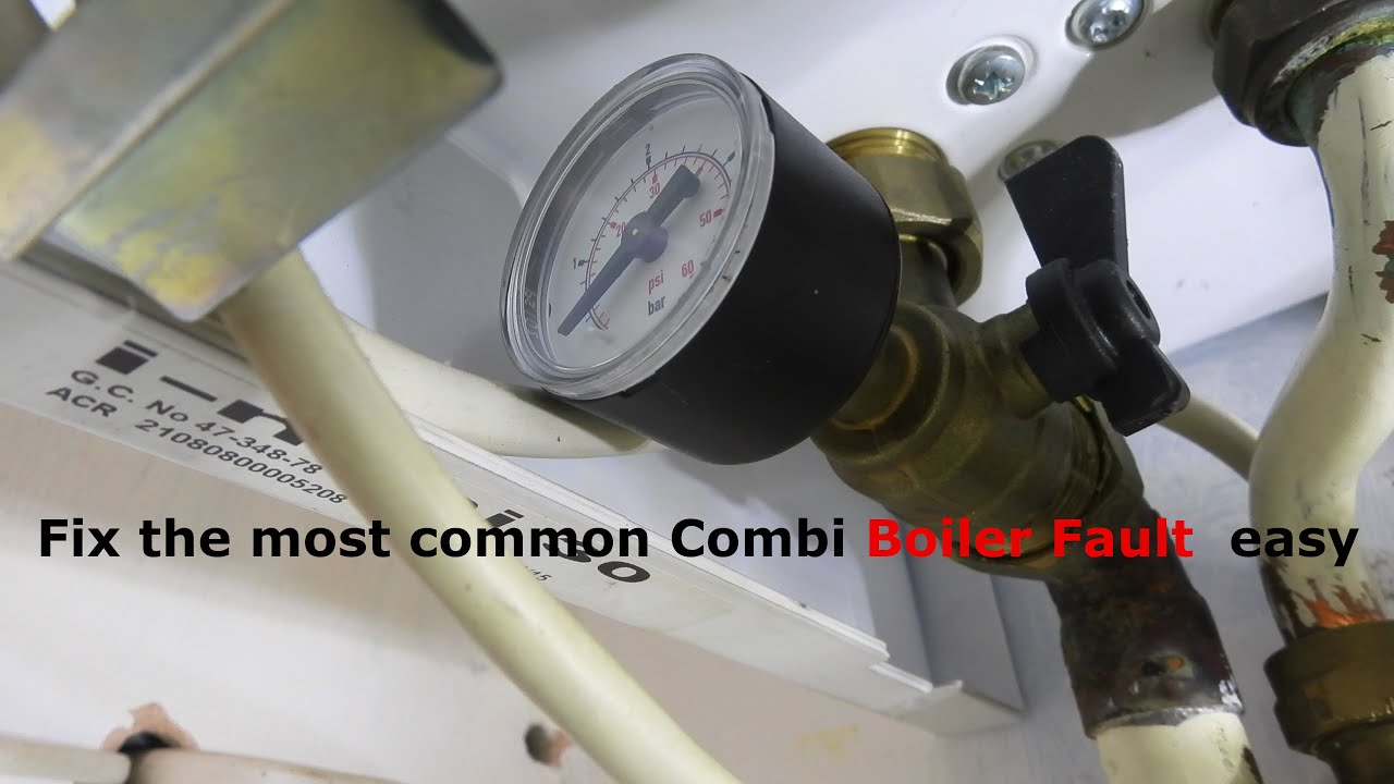 Combination boilers most common breakdown fault. Fix it now. - YouTube