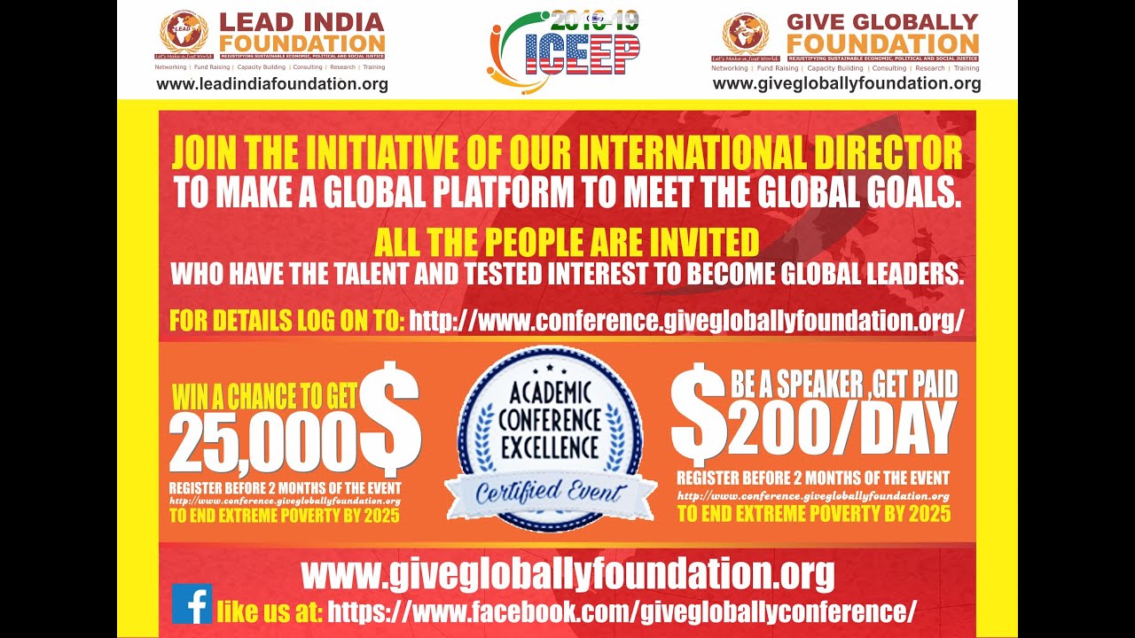 rene Ugbah, Founder,Crestville Development Foundation, Abuja ,Nigeria. Speaking on ICEEP 2016-25 ...