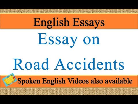 Write an essay on road accidents in english | Essay writing on road ...