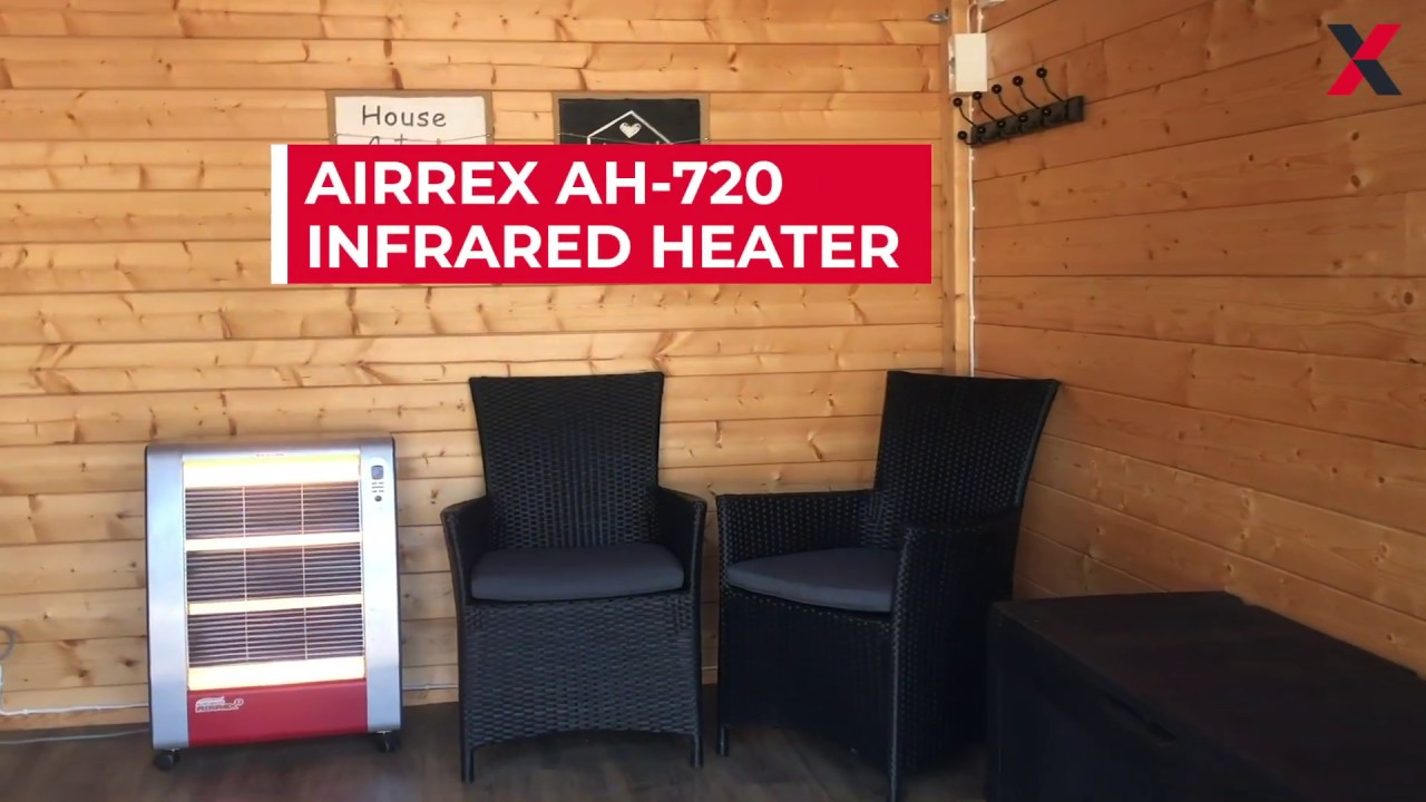 Airrex AH 720 infrared heater - YouTube