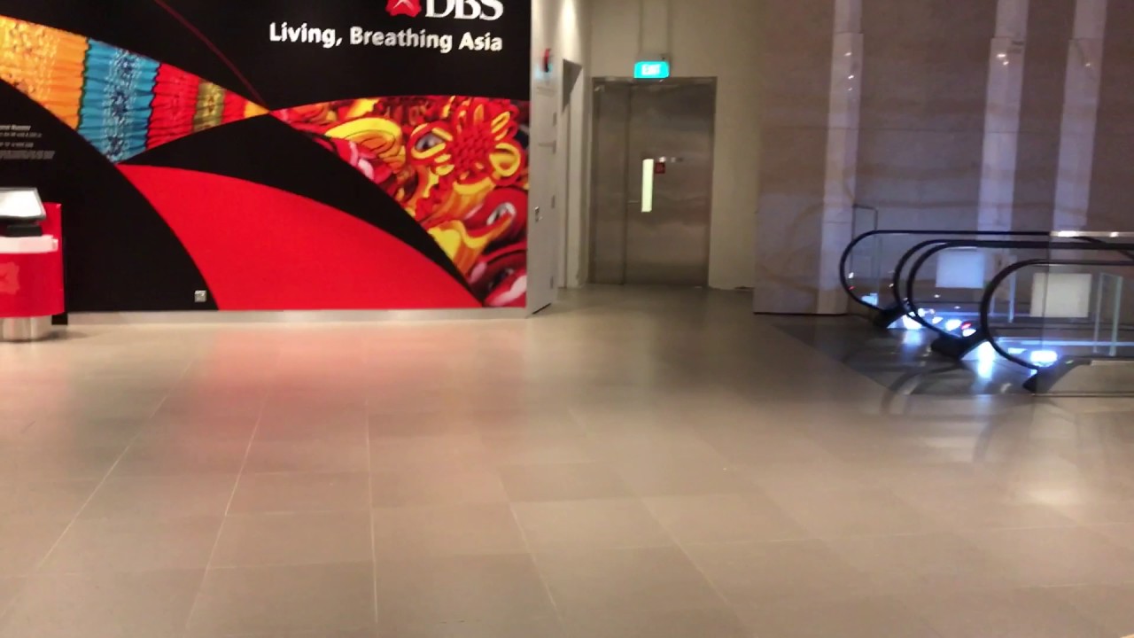 Walk through DBS Tower MBFC Singapore on the Weekend - YouTube