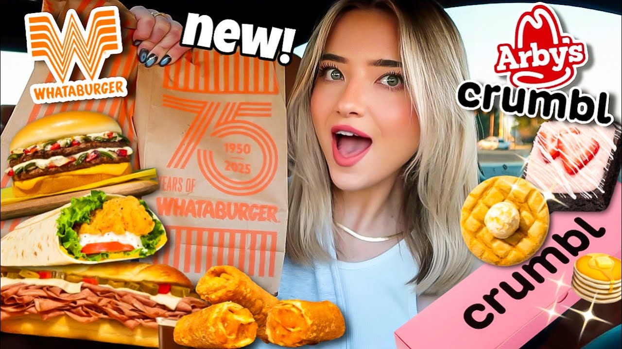 Eating NEW Fast Food Menu Items For 24 HOURS!! - YouTube
